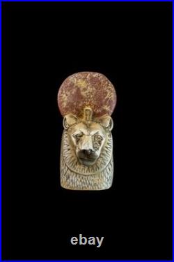 Authentic Ancient Egyptian Antiquities Rare Pharaonic funerary Head ...