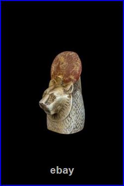 Authentic Ancient Egyptian Antiquities Rare Pharaonic funerary Head ...