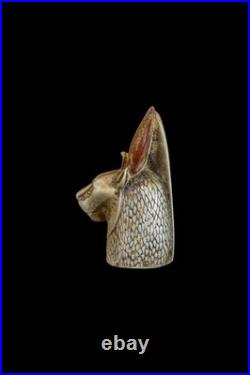 Authentic Ancient Egyptian Antiquities Rare Pharaonic funerary Head ...